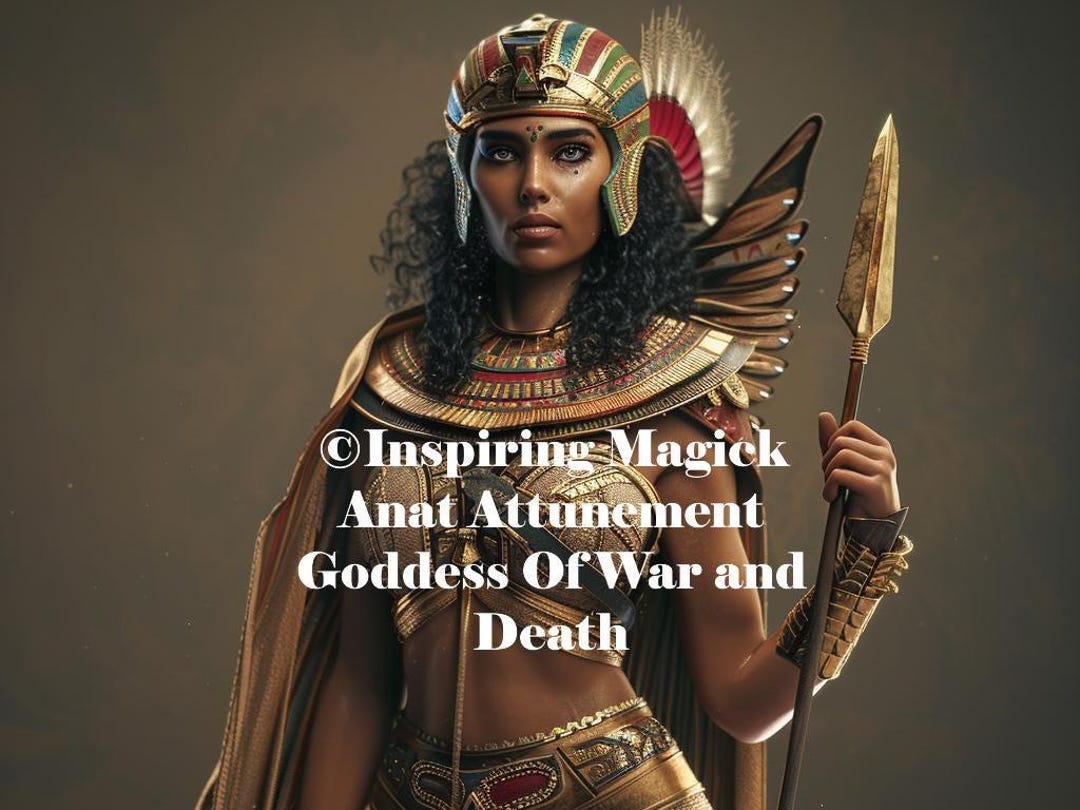 Anat Attunement Egyptian Goddess of War and Death - Etsy Canada