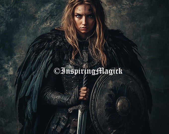 Female Raven Warrior Spirit Companion. Hybrid. Warrior. Mage. Mystic ...
