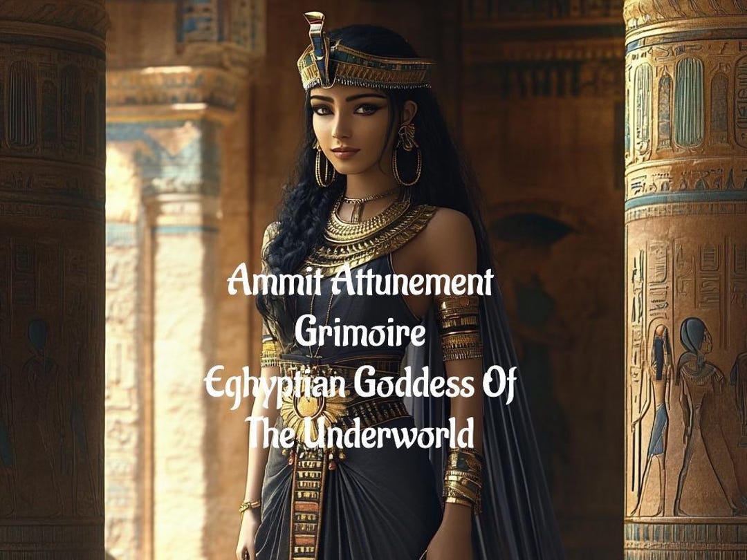 Ammit Attunement Egyptian Goddess of the Underworld Top Tier Grimoire ...
