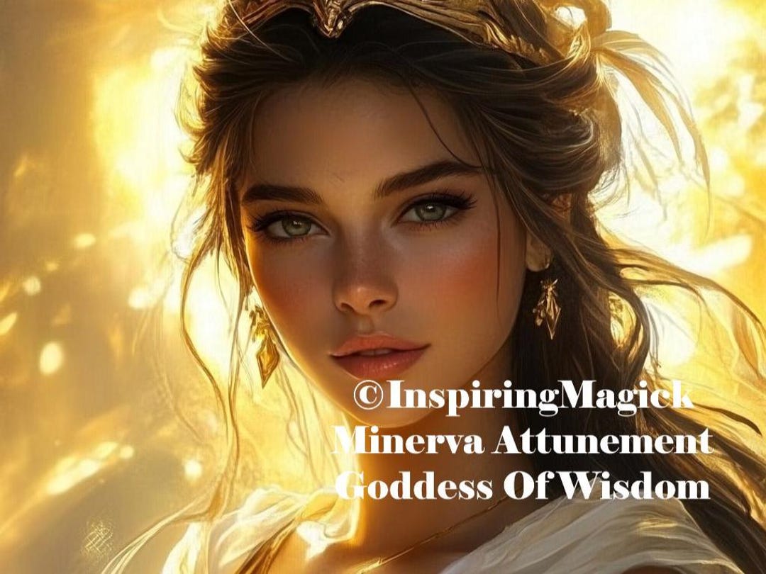 Minerva Attunement Goddess of Wisdom - Etsy