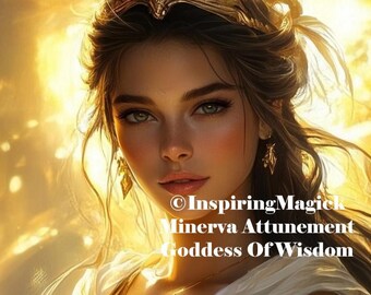 Minerva Printable – Roman Goddess of Wisdom, Strategy & Crafts – Deity ...