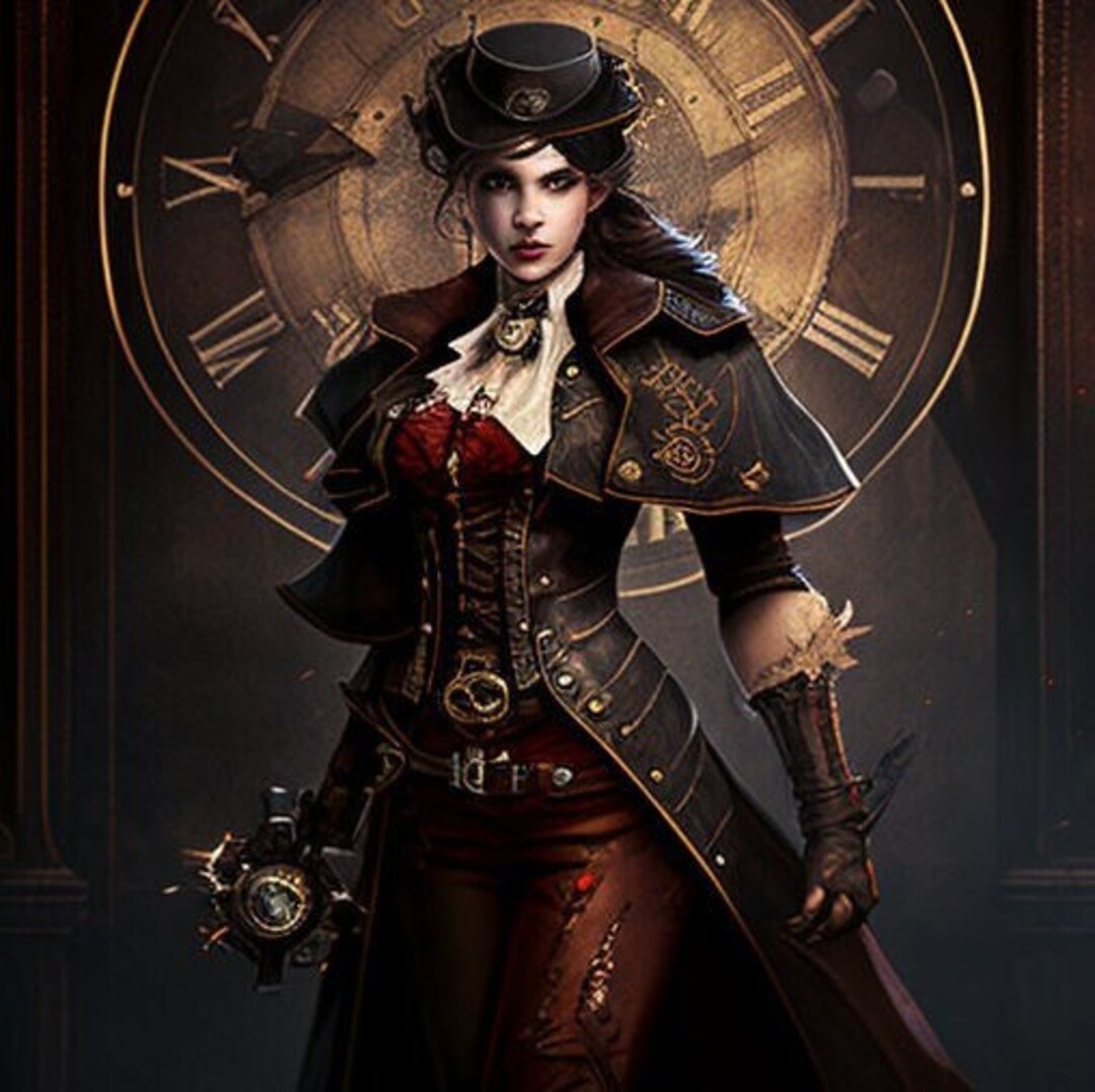 Steampunk Vampire Spirit Guide and Companion. Conjuring Remote Binding ...