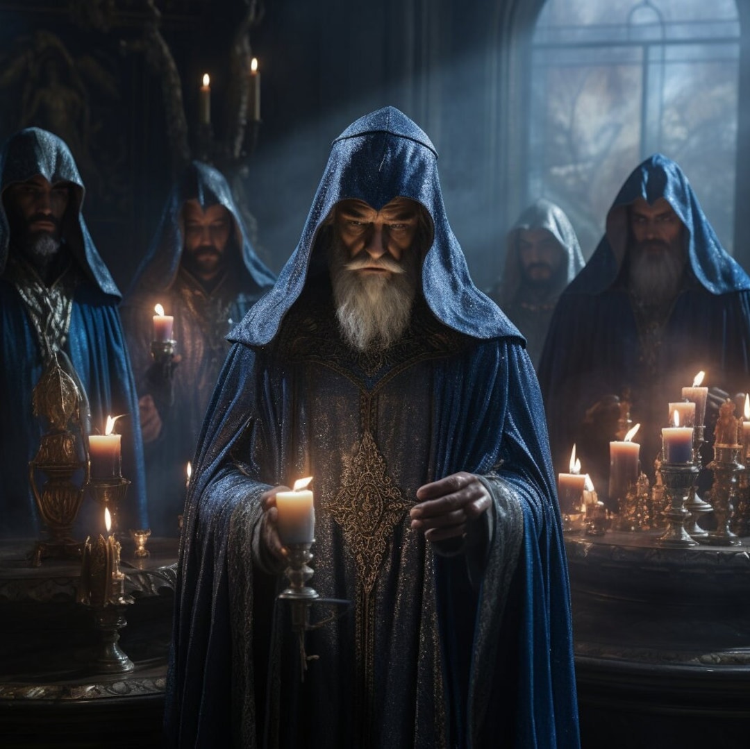 Arcane Temple Wizard Spirit Guide and Companion. Conjuring. Remote ...