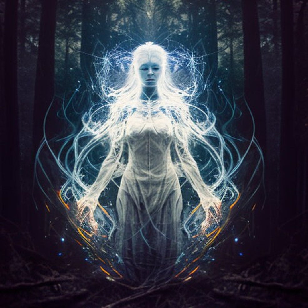Moon Dryad. Tree Spirit. Conjuring. - Etsy