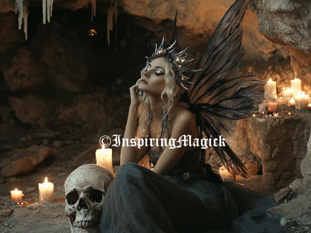 Bone Fairy Spirit Guide Companion: Dark Arts Necromancer Binding - Etsy