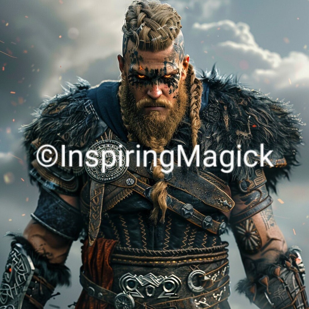 Berserker Conjuring Biding Spirit Guide Spirit Companion Magical Viking ...