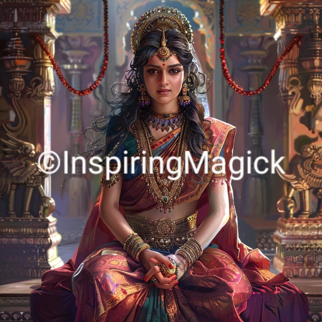 Anumati Attunement. Hindu Goddess of Spirituality, Good Luck and Good ...