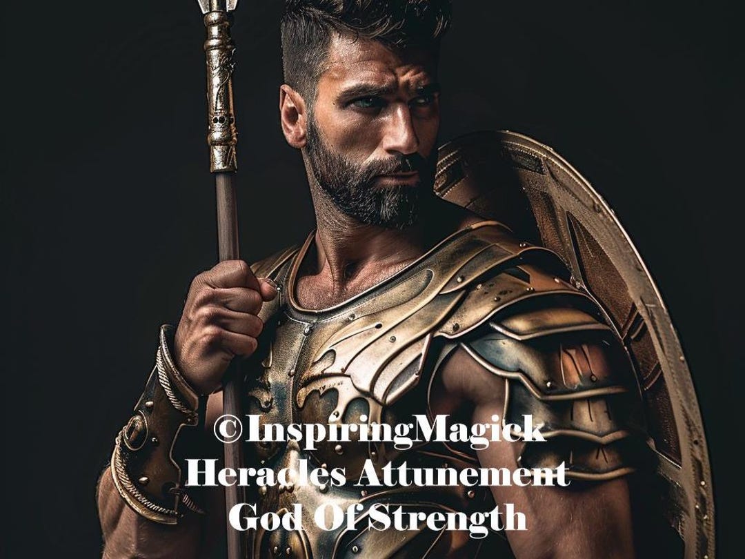 Heracles Attunement Greek God of Strength Courage and Adventure - Etsy