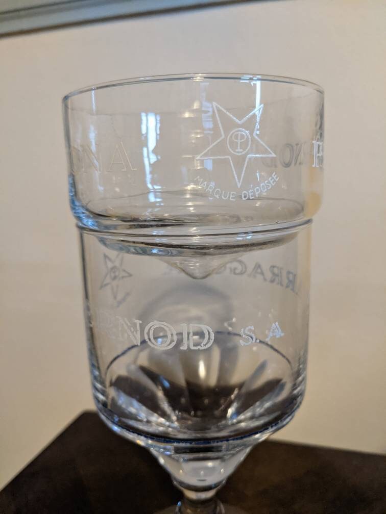 Antique Pernod SA Absinthe Glass and Dripper - Etsy