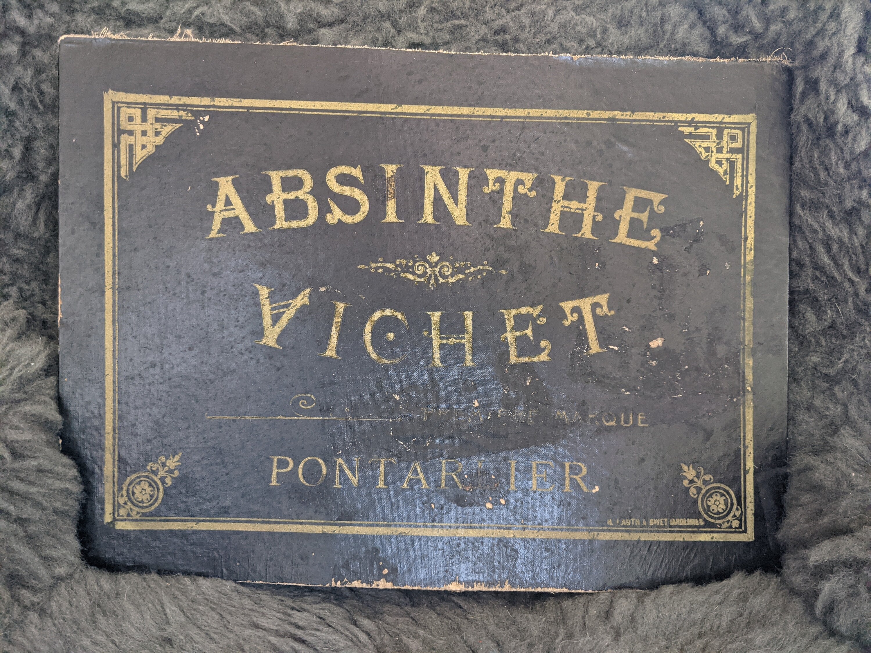 Absinthe Vichet Table Pad Cover - Etsy