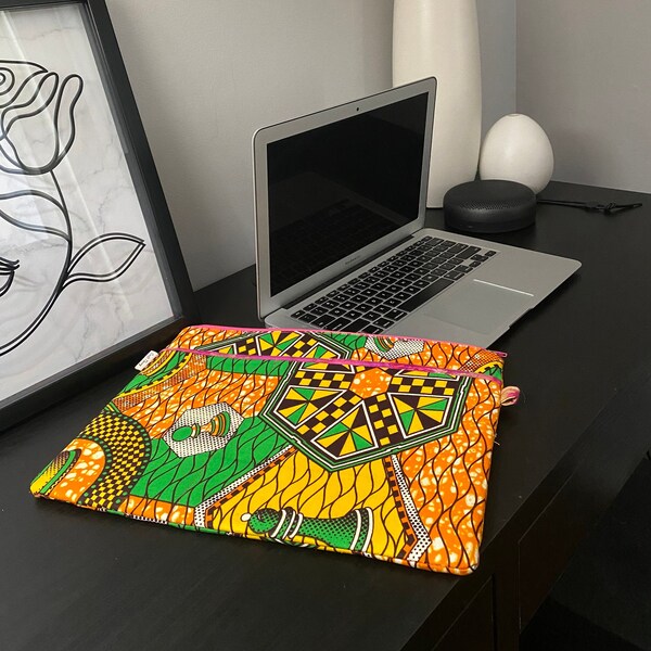African Laptop Case - Etsy
