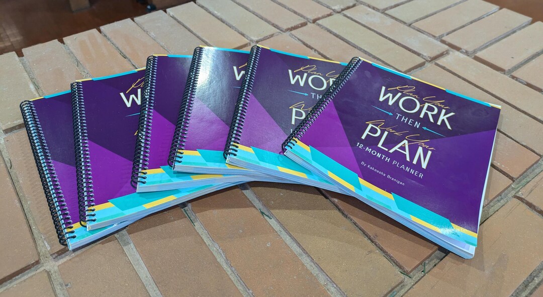 The Plan Your Work Then Work Your Plan Planner is an All in One Life ...