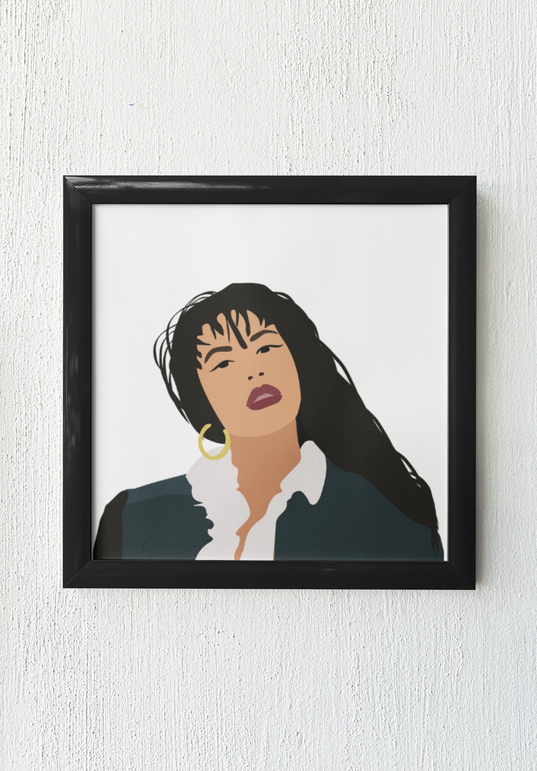 Selena Quintanilla Vector Portrait Digital Download Wall - Etsy