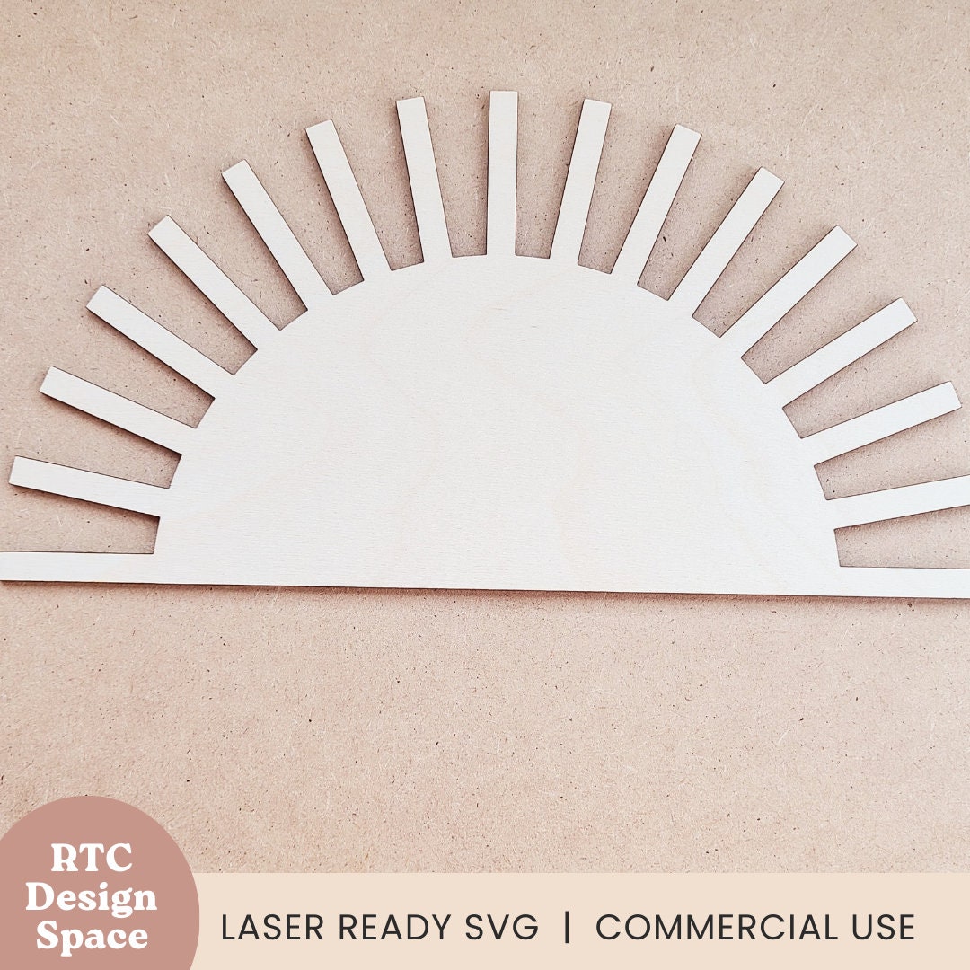 Sunshine Wooden Sign Svg-laser Cut File Sun Photo Prop-nursery Name ...