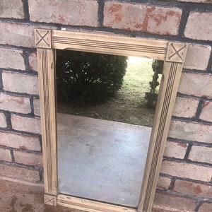 Rustic Wood Mirror, Rectangular, Farm House Mirror, Tall Mirror ...