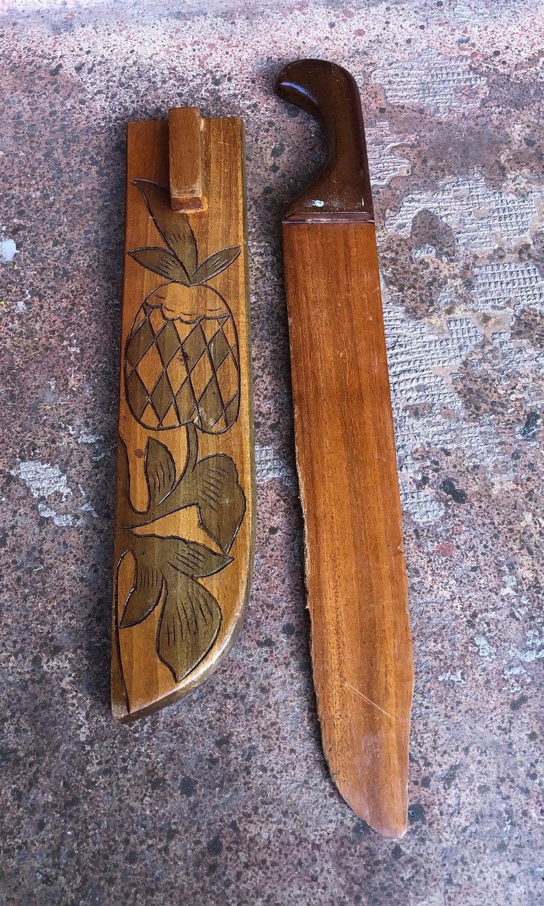 Vintage Decorative Wooden Sword Haiti Dagger Sheath - Etsy