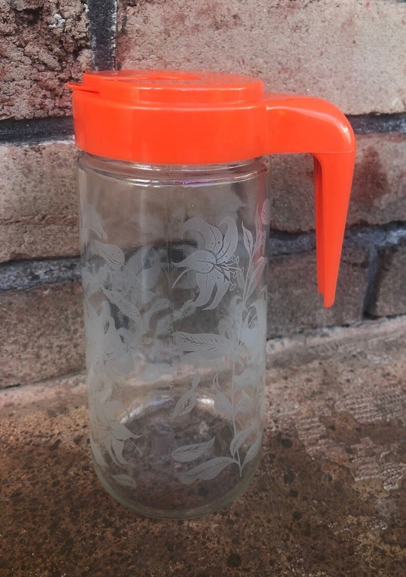 Vintage Tang Pitcher Anchor Hocking Glass Pitcher Juice | Etsy