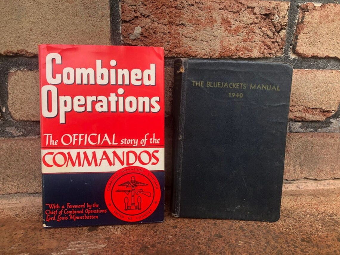 Vintage World War 2 Military Book Collection Military - Etsy
