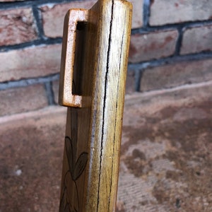 Vintage Decorative Wooden Sword, Haiti, Dagger, Sheath, Engraved ...