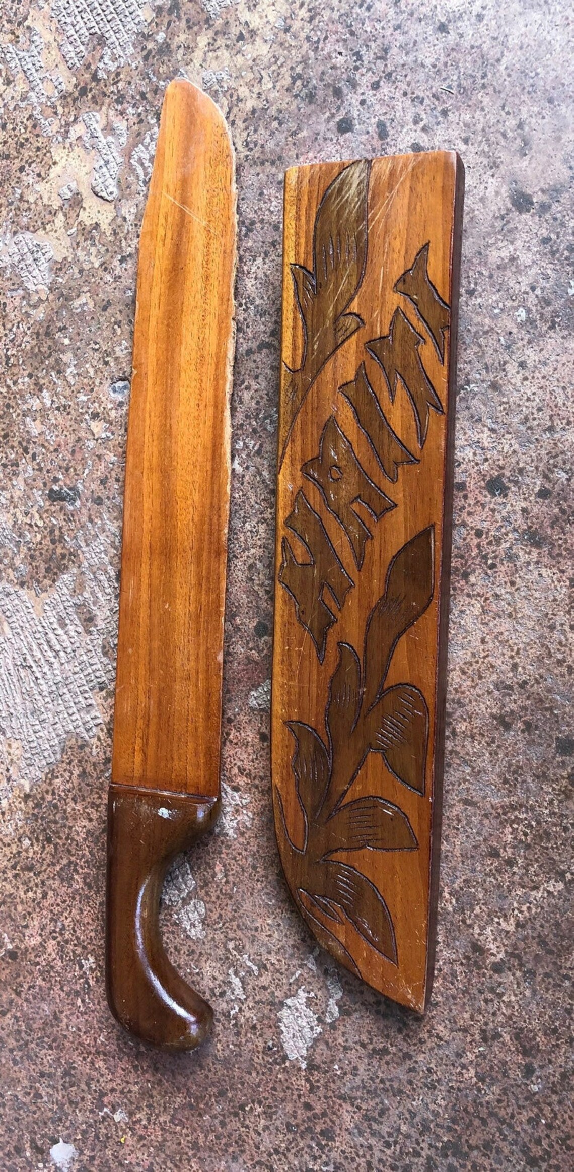 Vintage Decorative Wooden Sword Haiti Dagger Sheath - Etsy