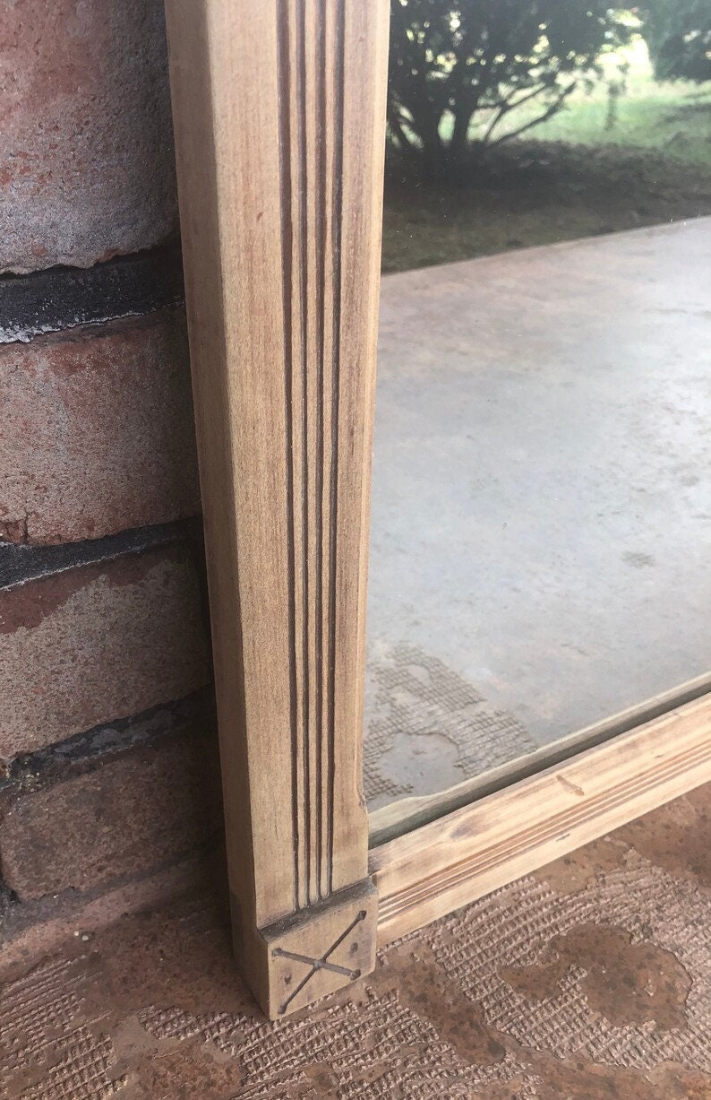 Rustic Wood Mirror Rectangular Farm House Mirror Tall - Etsy