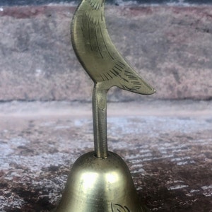 Vintage Rooster Brass Bell, Rooster Bell, Decorative Rooster Bell, Farm ...