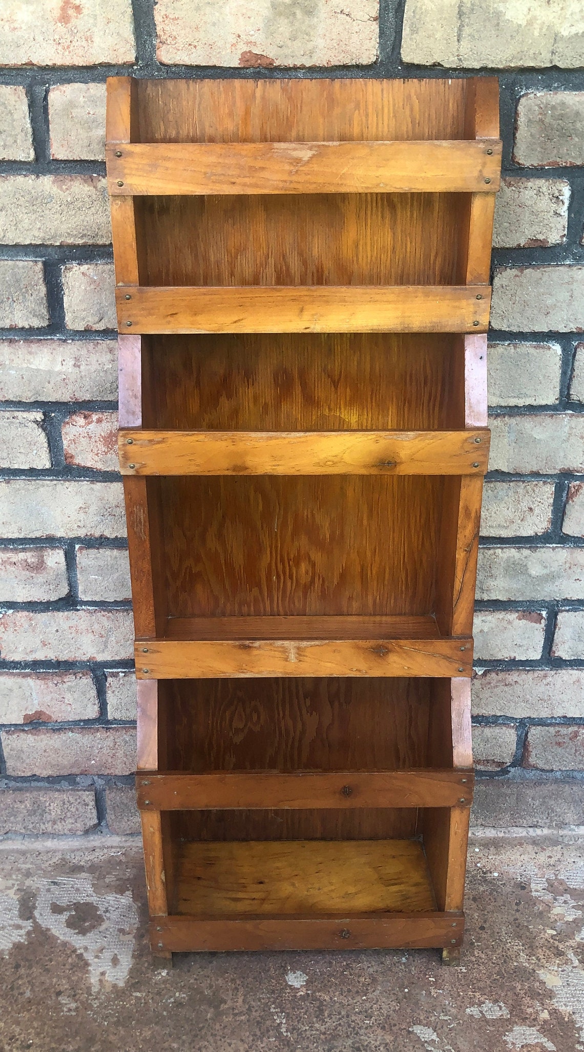 Vintage Large Wood Display Shelf Rustic Wood Wall Shelf - Etsy