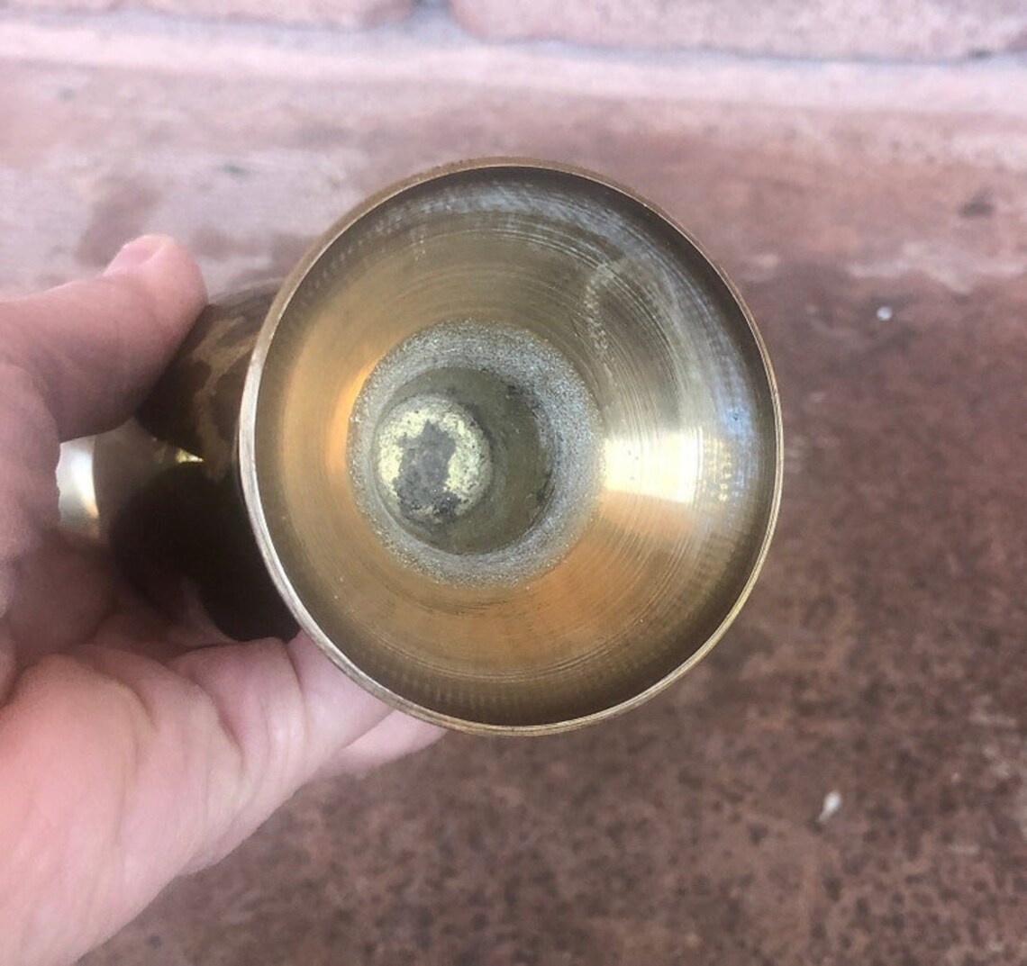 Vintage Small Brass Vase Urn Style Vase Thin Urn Vase - Etsy