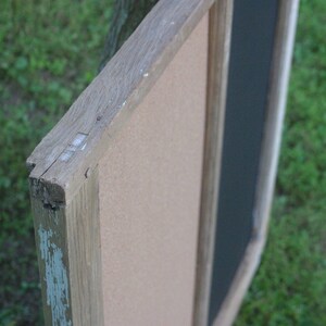 Rustic Message Board Organizer, Entryway Message Center, Chalk Board ...