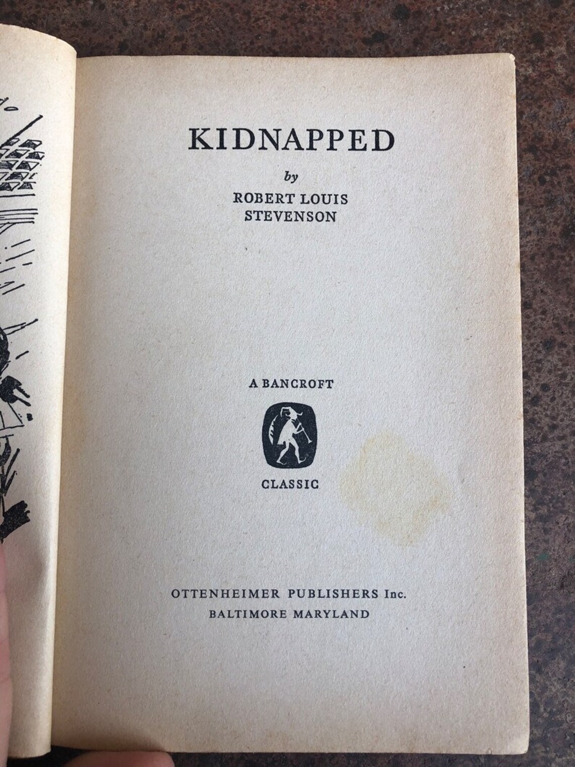 Kidnapped by Robert Louis Stevenson Vintage Book Classic - Etsy