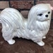 Vintage Large Ceramic Dog Bank White Shih Tzu Figurine - Etsy