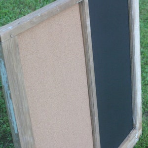 Rustic Message Board Organizer, Entryway Message Center, Chalk Board ...