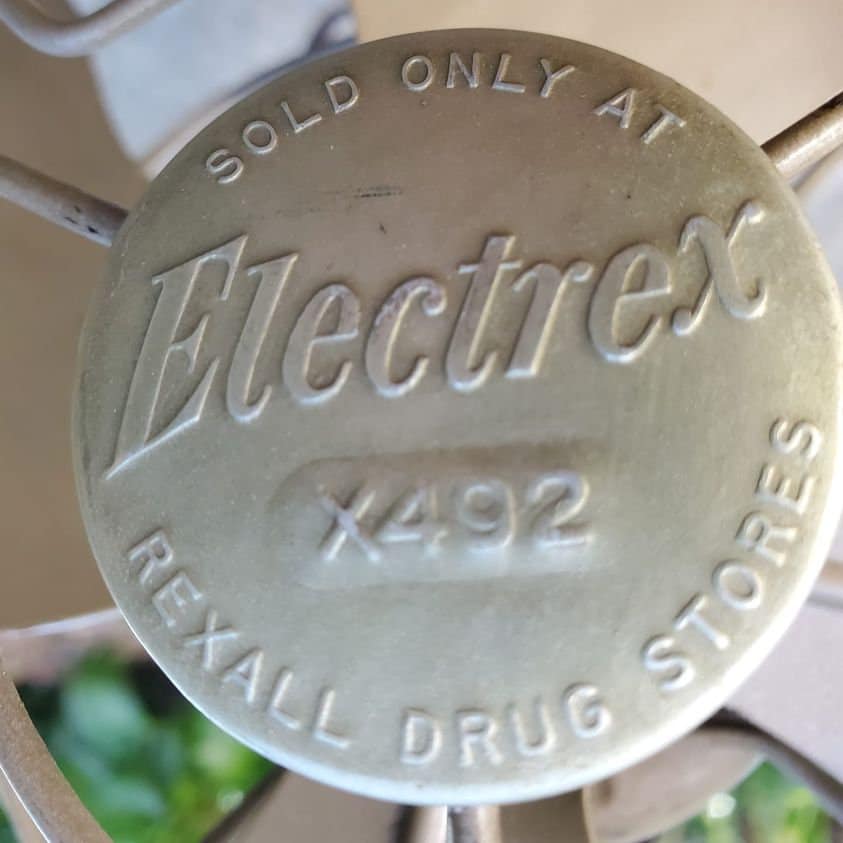 Vintage Metal 12 Rexall Drug Electrex Fan - Etsy