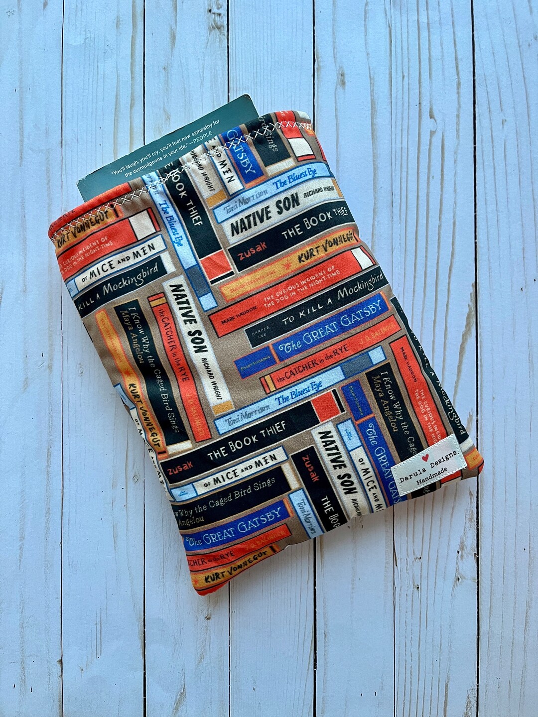 Banned Books Booksleeve Book Pouch Book Cover Padded Book Sleeve Book ...