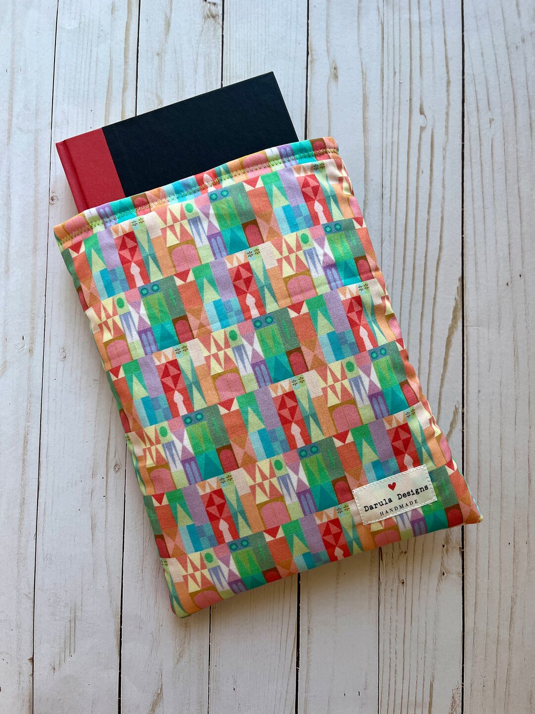 It's a Small World Booksleeve Book Sleeve Book Pouch Book Cover Padded ...