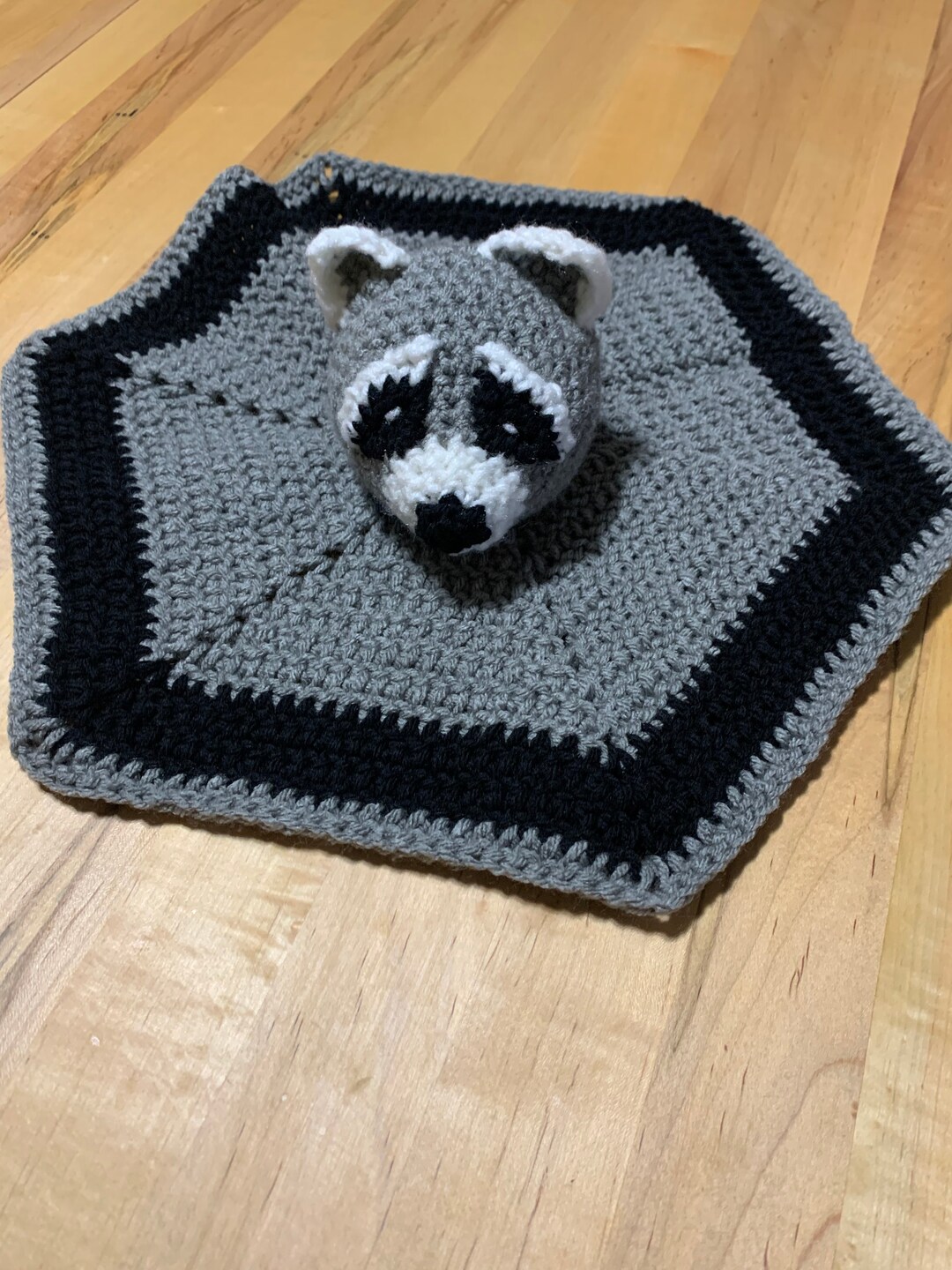 Crochet Raccoon Lovey - Etsy