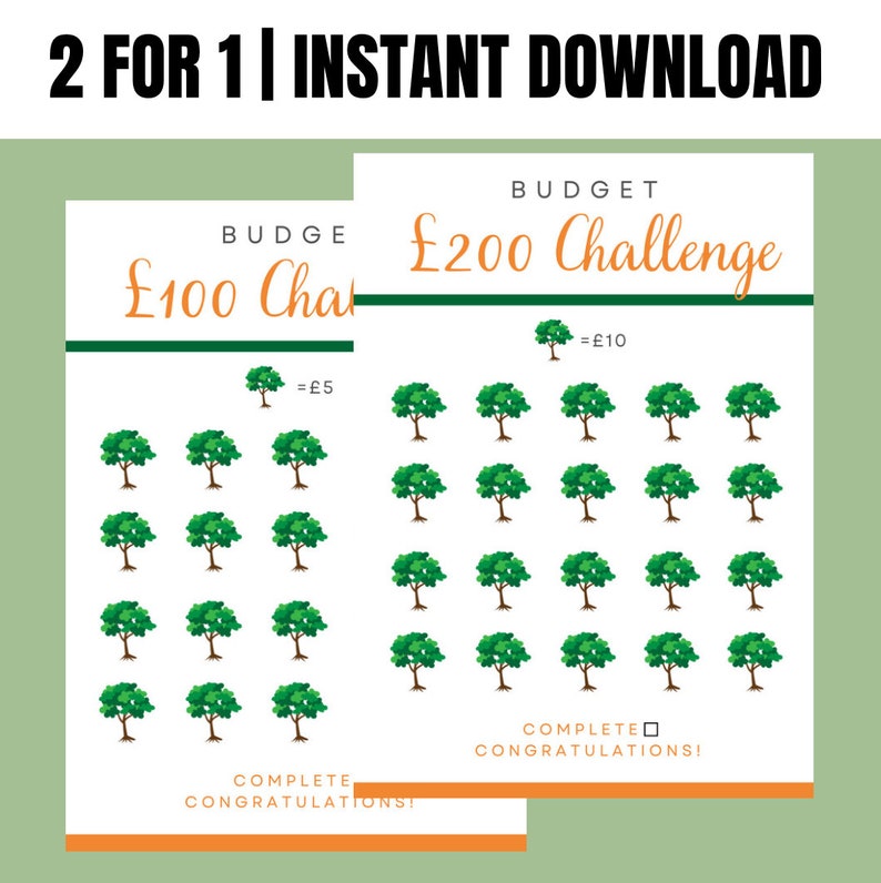 5 Pound Saving Challenge UK Saving Challenge Printable A4 Money Savings ...