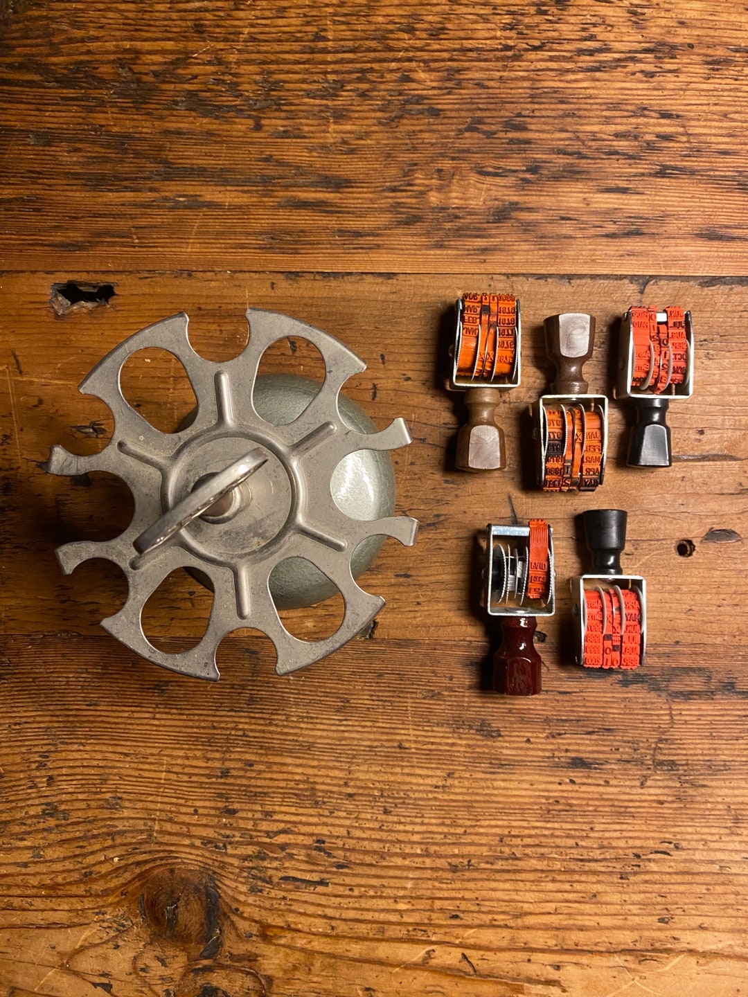 Vintage Standard Rubber Stamp Carousel Holder With 5 Rubber - Etsy