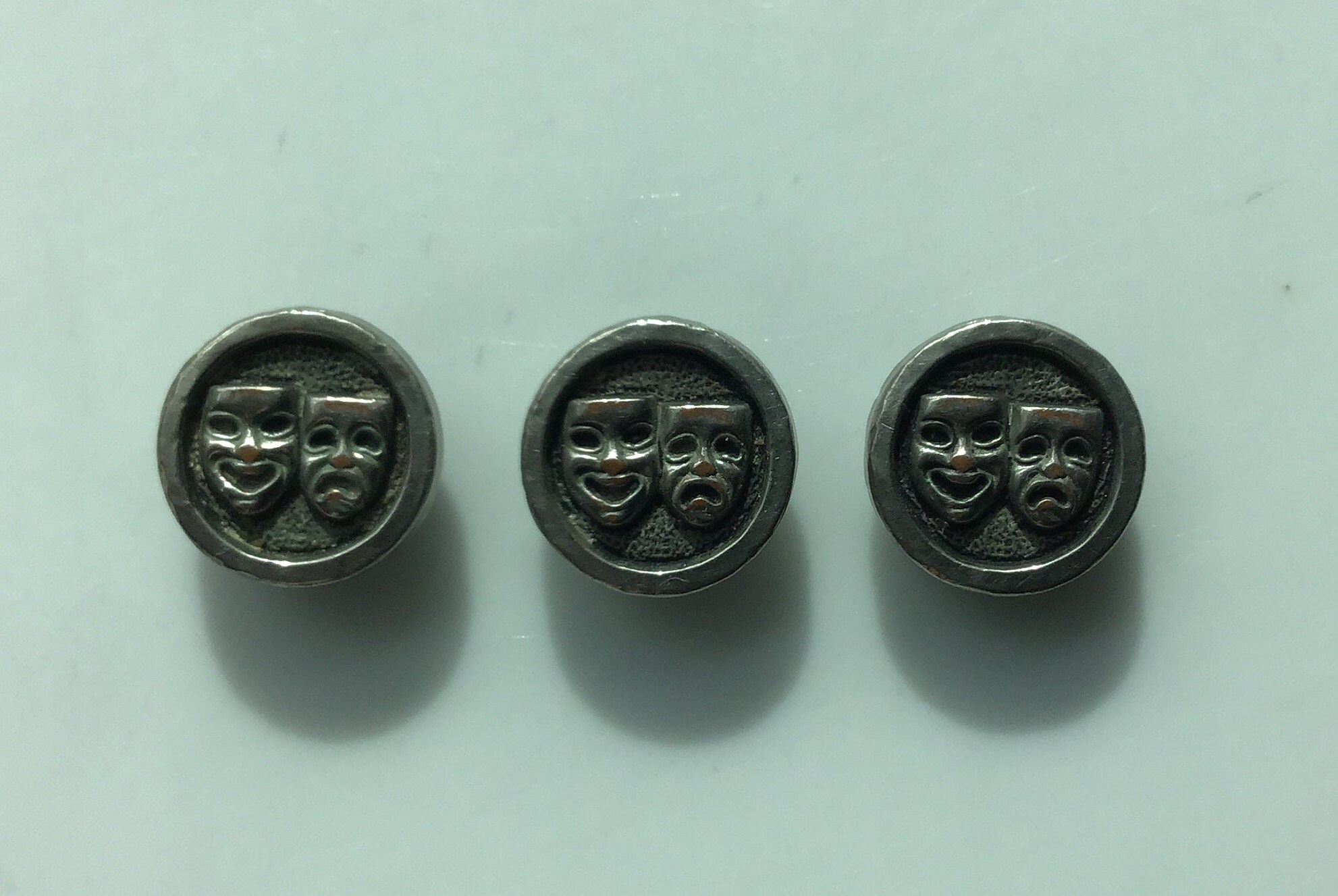 RARE Dramatic Mask Buttons - Etsy