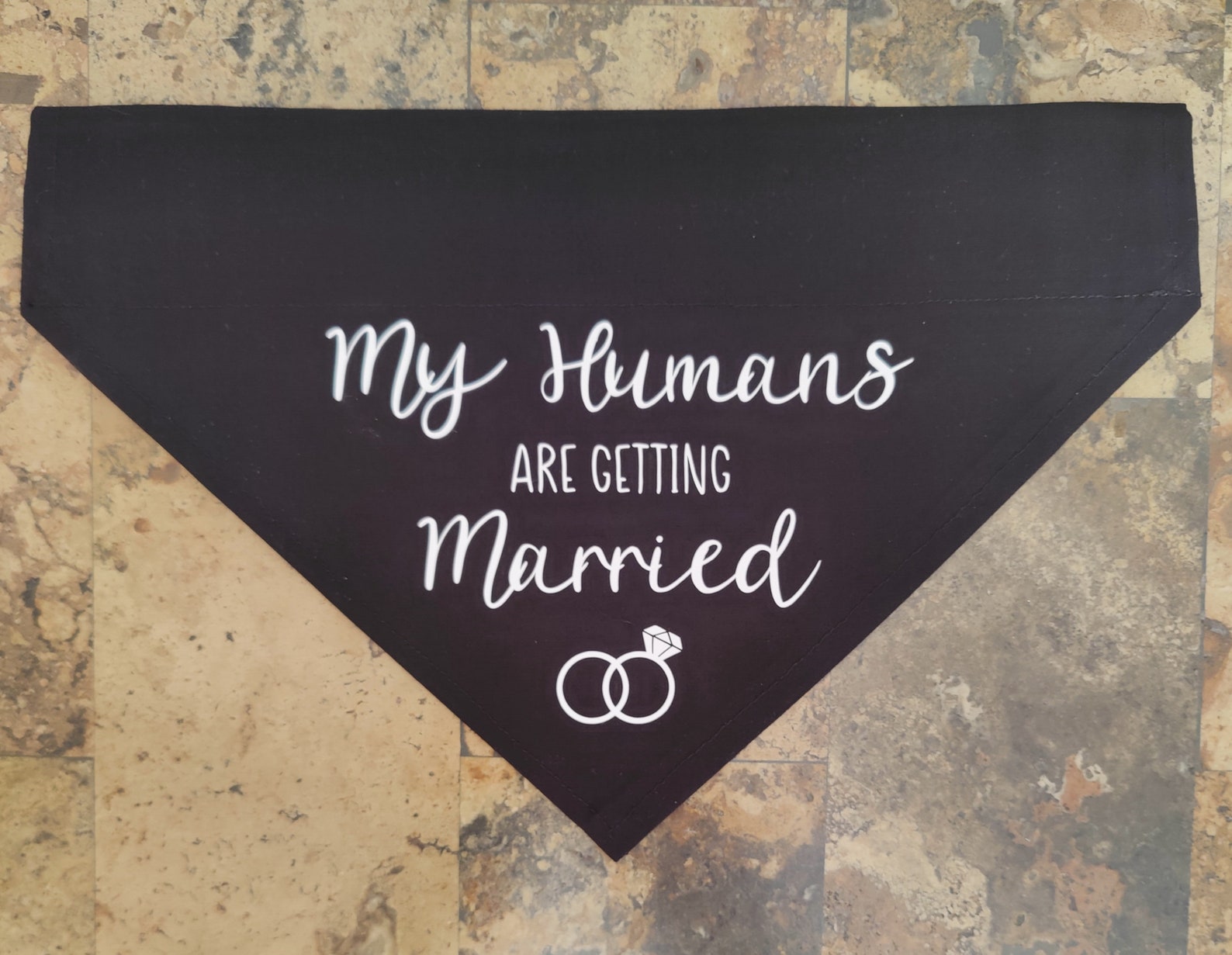 My Humans Are Getting Married Collar Dog Bandana / Wedding Bandana ...