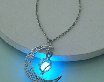 Moon Glow Necklace - Etsy