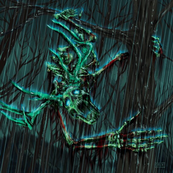 Rain Wendigo Poster - Etsy