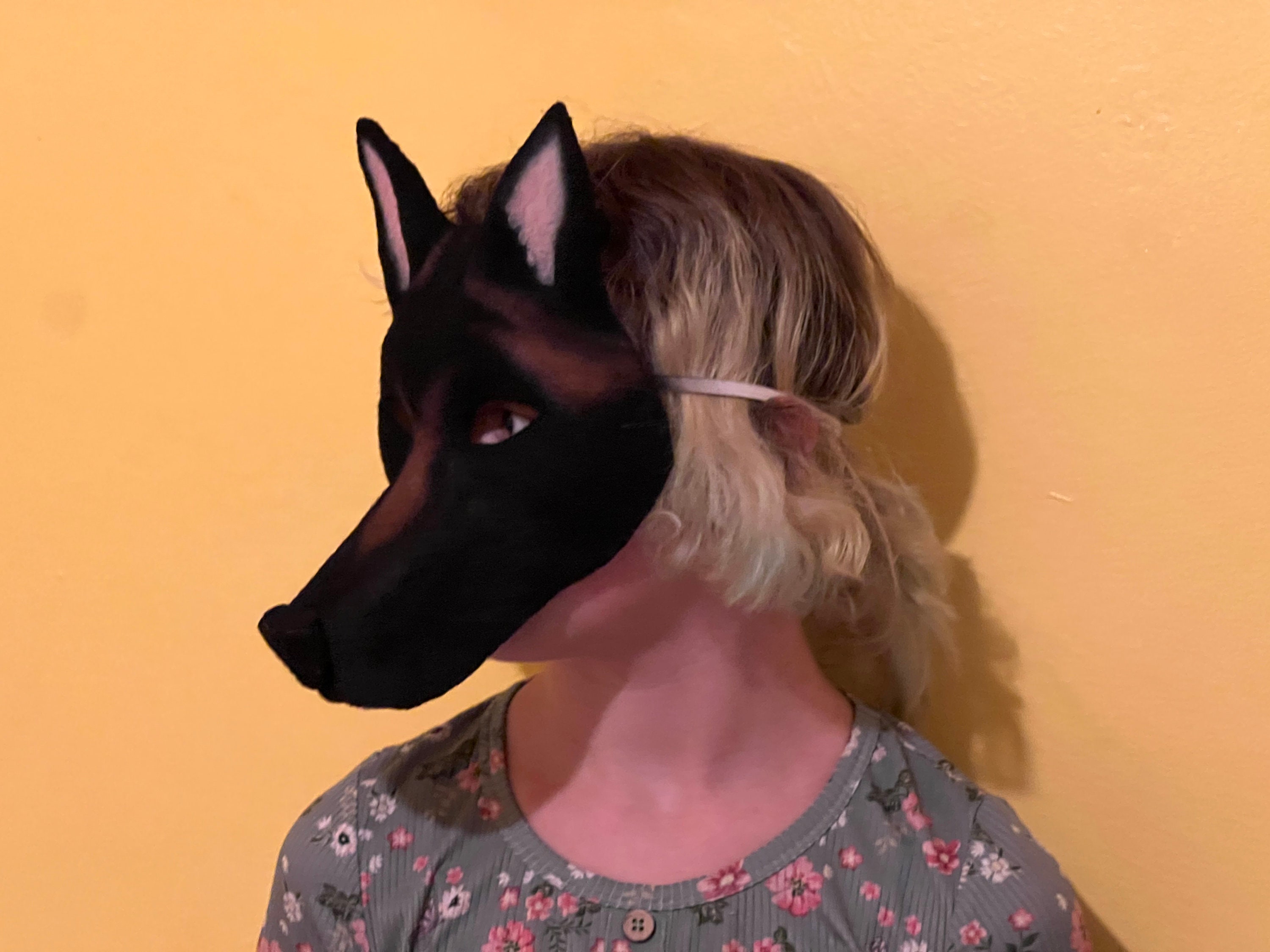 Belgian Malinois Mask - Etsy