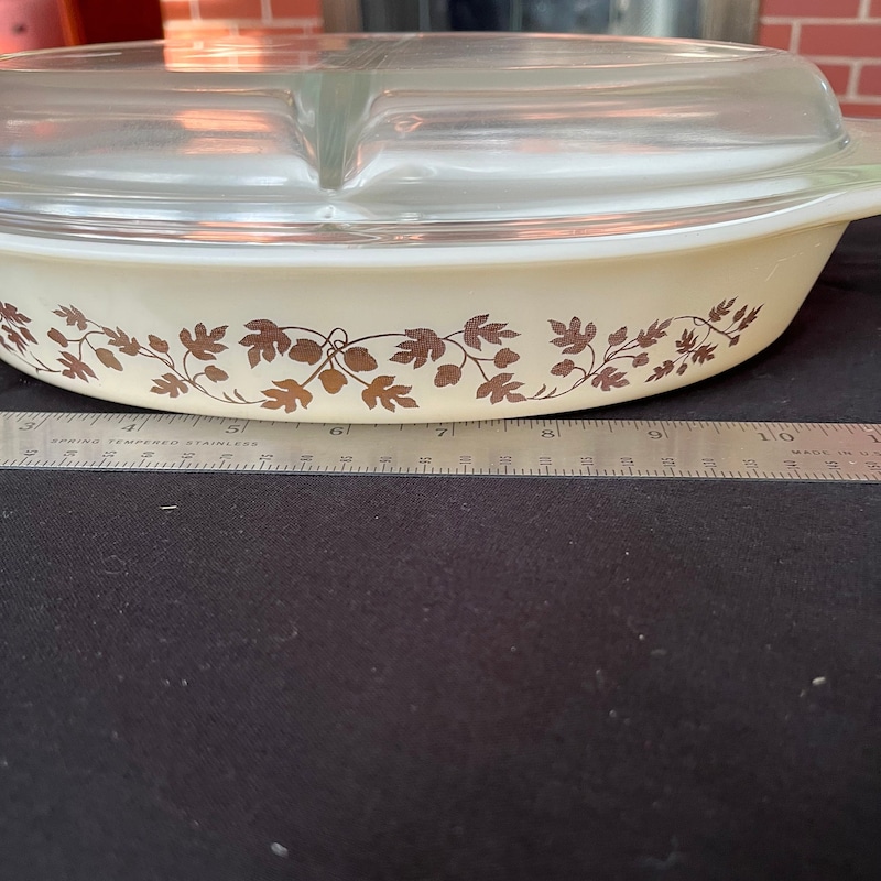 Pyrex Golden Leaf - Etsy