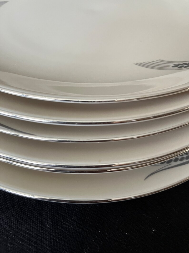 Flintridge China Chalice-silver Rim-(6)- 10 3/4" Dinner Plates - Etsy