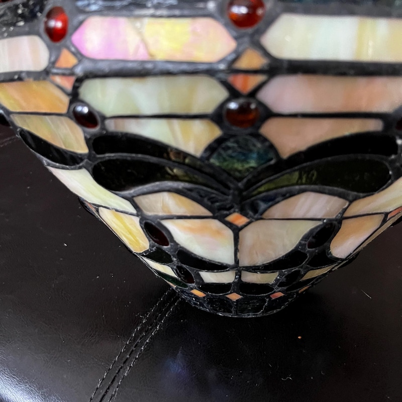 Stained Glass Sconce - Etsy