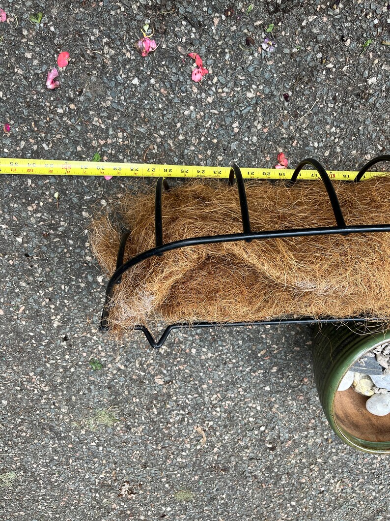 30" Window/deck Box/trough With Coconut Liner - Etsy