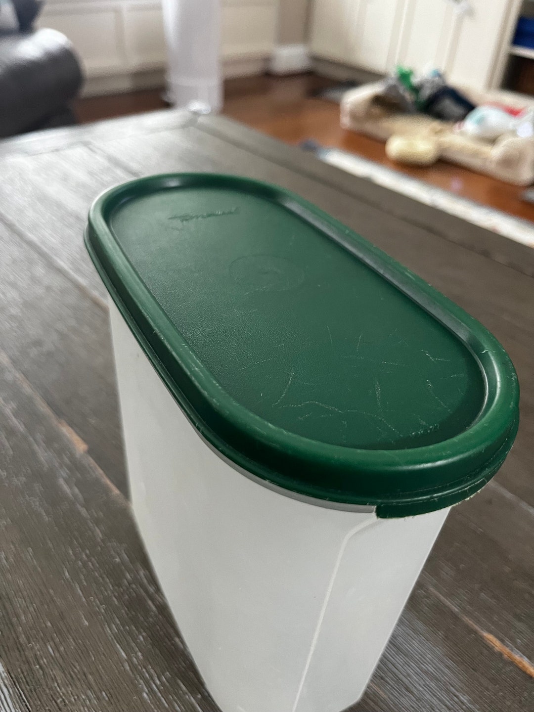 Tupperware Storage Container 7 1/4 Cups W/dark Green Lid-#1613-24 - Etsy
