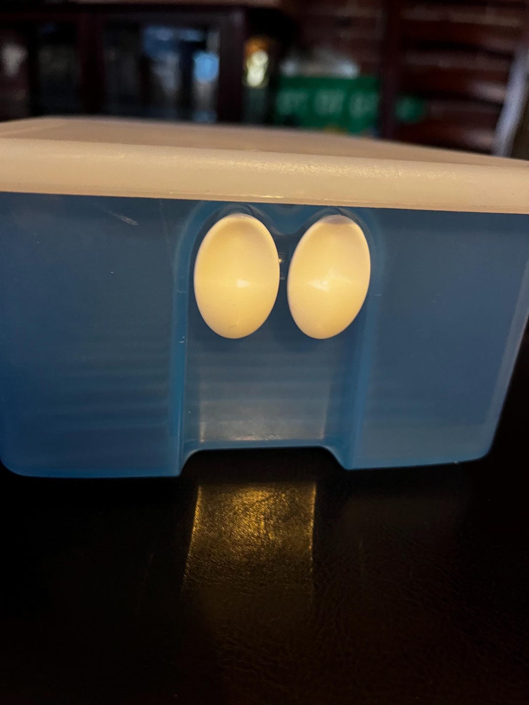 Tupperware-fridge Smart-12" X 6"-veggie/fruit Keeper 8 1/2C Sheer -blue ...