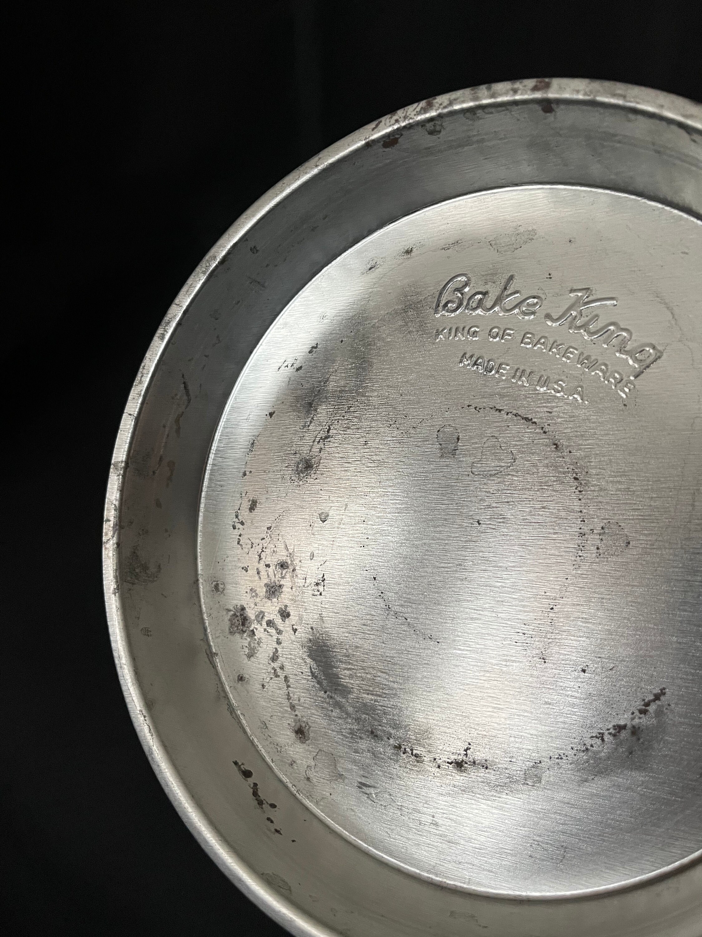 Bake King Vintage Checkered Marble Cake Pan Set, 8 1/4”x 1 1/4”- 3 Pans ...